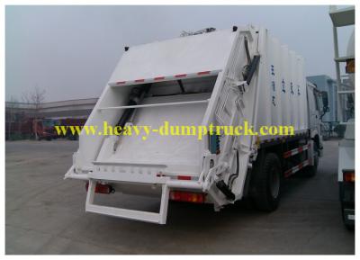 Cina l'immondizia di howo del sinotruk ha compresso la capacità del carro armato di truck12 CBM per la città pulita in vendita