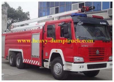 Cina L'estinzione di incendio di Howo trasporta 6x4 su autocarro 12000L con acqua della schiuma ed il carro armato asciutto della polvere con la garanzia in vendita