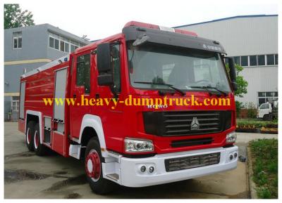 Cina Camion di estinzione di incendio della schiuma di HOWO 6 TONNELLATE di 4X2 con la camera promozionale della pompa con la garanzia in vendita