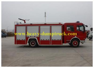 Cina Serbatoio di acqua del camion dei vigili del fuoco di salvataggio dell'azionamento 7CBM del camion 4x2 di estinzione di incendio di HOWO nel colore rosso in vendita