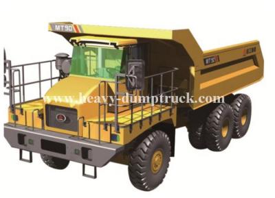 Cina Il carico nominale 72 tonnellate fuori da potenza del motore del ribaltatore 353kW dell'autocarro con cassone ribaltabile di estrazione mineraria della strada guida 6x4 con il volume del carico del corpo 36m3 in vendita