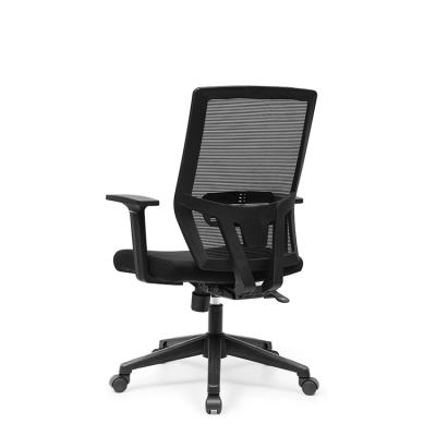 China Rollender schwarzer Mesh Computer Chair, moderner Schreibtisch-Stuhl des Rollen-200-250kg zu verkaufen