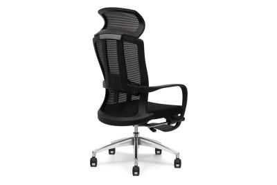 China 0.1m3 CBM Zwart Mesh Office Chair, Hoge Achter Grote en Lange Stoelen 500lbs Te koop