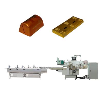 China Automatische Schokoladenbar-Verpackungsmaschine mit voller Automatisierung und fortschrittlicher Technologie zu verkaufen