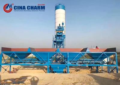 Cina Tipo fisso centrale di betonaggio concreta fissa di salto della miscela di essicatoio a tramoggia dell'ascensore di prezzi concreti stazionari della centrale di betonaggio in vendita