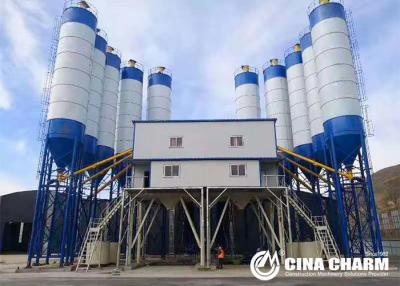 Cina centrale di betonaggio concreta bagnata fissa HZS120 del calcestruzzo pronto per l'uso di grande capacità della pianta 120m3 in lotti in vendita