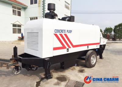 Cina il rimorchio portatile del camion 40m3/H ha montato il motore diesel della pompa per calcestruzzo in vendita
