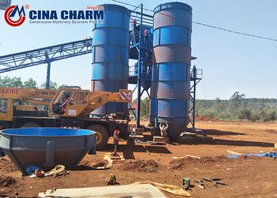 Cina Tipo saldato capacità della centrale di betonaggio di calcestruzzo pronto per l'uso del silo di cemento di 150T 120m3 grande in vendita