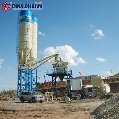Cina Tipo concreto pianta asciutta asciutta della cinghia di miscela di calcestruzzo dell'impianto di miscelazione in lotti in vendita