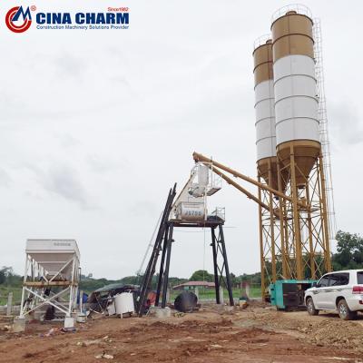 Cina Hzs35 ha riparato il macchinario di costruzione di Mini Concrete Batching Plant Engineering in vendita