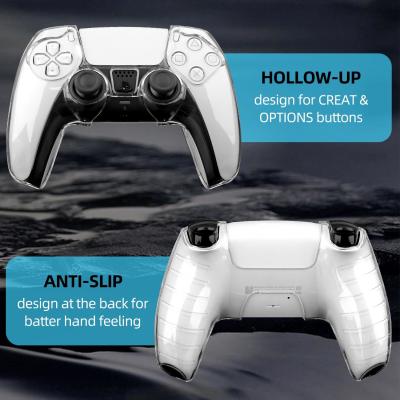 China Gamepad Protection Crystal Shell Case For PS5 Controller-Clear for sale