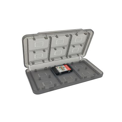 Cina Cassa per schede di gioco in plastica portatile a doppio lato con 12 slot per Nintendo Switch 2 in vendita