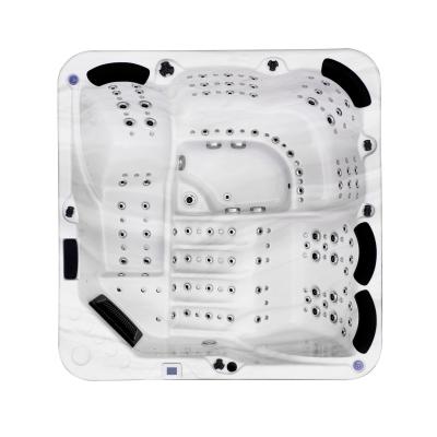 Chine Hydrothérapie en plein air Spa piscine Jet d'air Massage Jacuzzi avec lumière LED à vendre