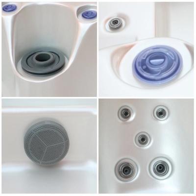 Chine Une baignoire extérieure de luxe pour 5 personnes avec un bain à remous et un massage. à vendre