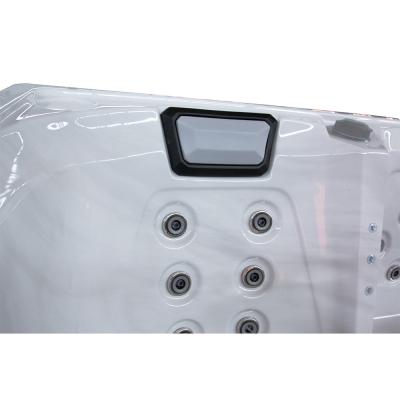 Chine Whirlpool acrylique extérieur ergonomique pour 8 personnes avec coquille d'onde océanique à vendre