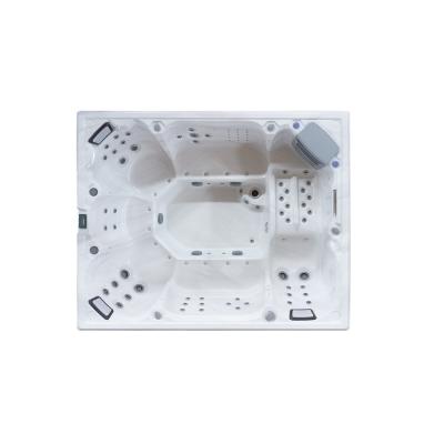Chine Whirlpool acrylique extérieur ergonomique pour 8 personnes avec coquille d'onde océanique à vendre
