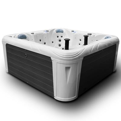Chine Bath extérieur acrylique de baquet chaud de 6 personnes de baquet de station thermale d'hydrothérapie avec la cascade à vendre