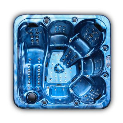 Chine Station thermale extérieure acrylique de baquet chaud de système de contrôle de Balboa de baignoire de massage de 6 personnes à vendre