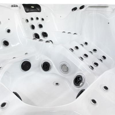 Chine 6 baquets chauds de tourbillon de personne de massage de station thermale hydraulique extérieure acrylique de baignoire à vendre