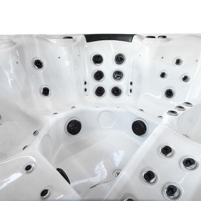 Chine 6 baquets chauds de tourbillon de personne de massage de station thermale hydraulique extérieure acrylique de baignoire à vendre