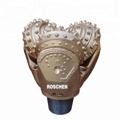 China Dreikegeliges Stückchen 9 7/8-Zoll-dreikegelige Rollenfelsen-Bohrer benutzte Hammer SECOROC COP44 DTH für Codelco-Bergbau-Bohrung zu verkaufen