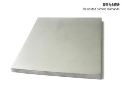 China Maß-kundenspezifische Hartmetall-Platte mit 100% Jungfrau-Rohstoff 86,5 - 90,5 HRA zu verkaufen