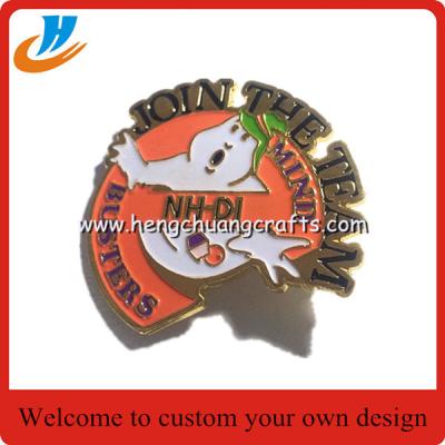 China New product soft enamel flower lapel pin custom zinc alloy lapel pin custom for sale