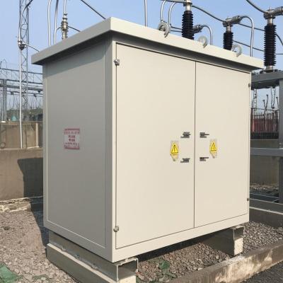 China Compact Outdoor Power Station with Oil Immersed Prefabricated Substation 10KV/0.4KV for sale