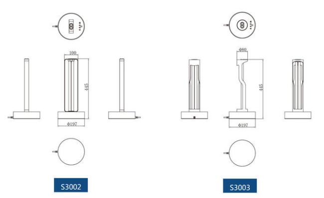 230V Europe UV Lamp germicidal uv lights aluminum alloy uv sterilization lamp