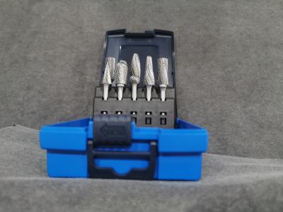 Chine Le CARBURE BLEU de CAS ÉBARBE l'INDUSTRIE ROTATOIRE des BAVURES 10PCS RECTIFIANT ET COUPANT des BAVURES à vendre