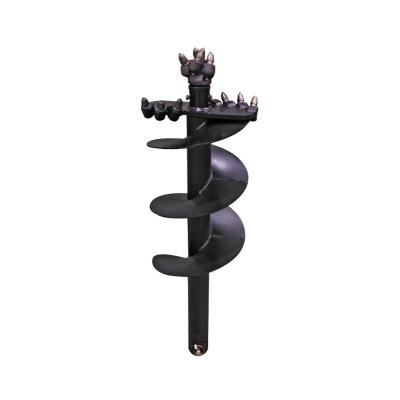 China 300mm ZHONGJU Excavator Hydraulic Earth Auger Drill with 400mm Manual Auger for sale