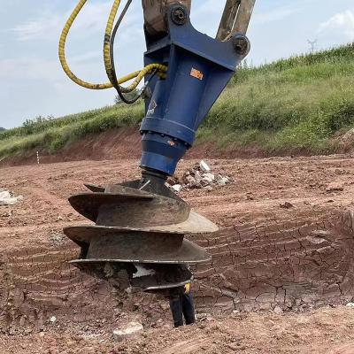 China Hydraulic Earth Auger Post Hole Digger Drilling Depth 3-9m Mini Excavator Hydraulic for sale