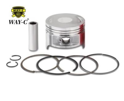 N9020300 Steel Engine Piston Kit Motorcycle Piston Ring Set For TVS APACHE RTR