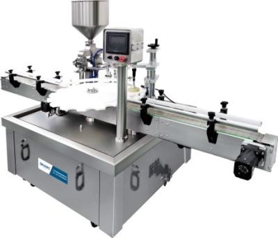 Cina Macchina di rifornimento rotonda automatica della crema della ruota della macchina di rifornimento della pasta di due teste in vendita