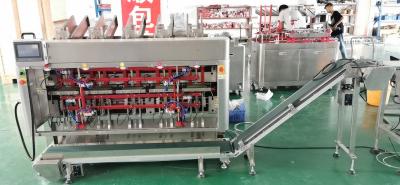 中国 高い生産の高速フル オートマチックの6台の頭部の化粧品の満ちるパッキング機械 販売のため