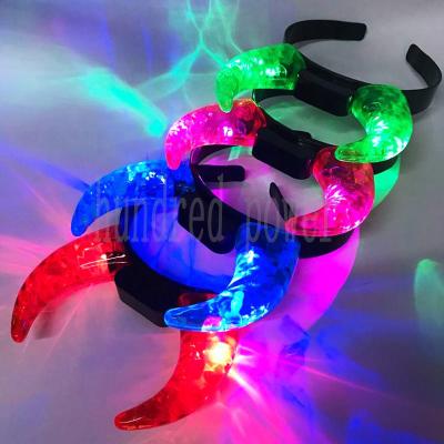 Cina Fasce lampeggiante di cosplay del partito dei corni del diavolo delle fasce di accendere in vendita