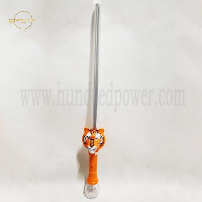 China Cute Tiger Flashing Sword Toy Popular Light Saber Sword Toy 7 Function for sale