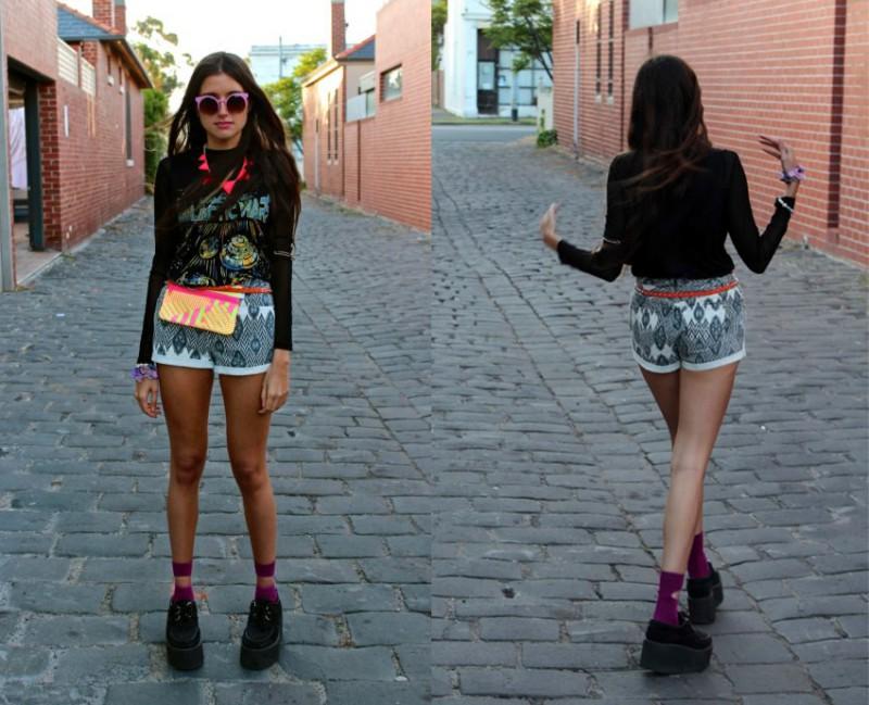 purple novelty socks