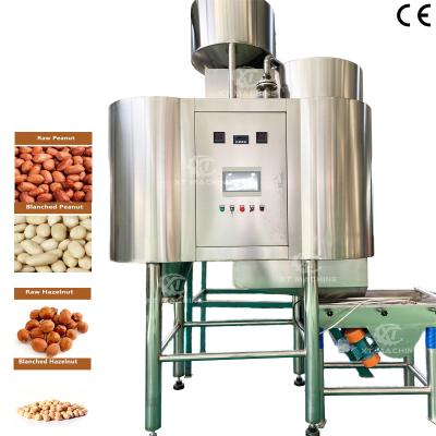 China Fully Automatic Feeding and Discharging Air Peanut Blanching Machine for sale