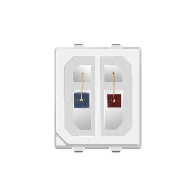 China Dual Color 2835 SMD LED Chip 460nm 660nm 850nm Two Colors Spectrum Customization Available 1W For Therapy Mask Belt for sale