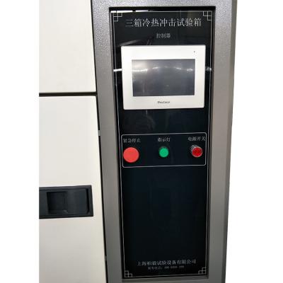 China Berührungsgesteuerte Drei-Box-Typ-Wärme- und Kaltschlagkammer Prüfkammern für Prüfgeräte zu verkaufen
