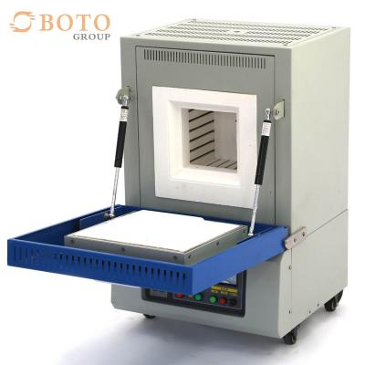 China Tamanho de laboratório Forno de muffle de laboratório com temperatura Isolamento de fibra cerâmica 220V/380V Controle de temperatura à venda
