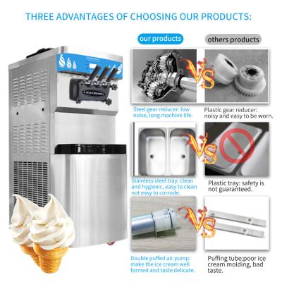 Cina Grande alimentazione continua di acciaio inossidabile dell'alta di produzione BT-D58 macchina verticale commerciale del gelato da personalizzare in vendita