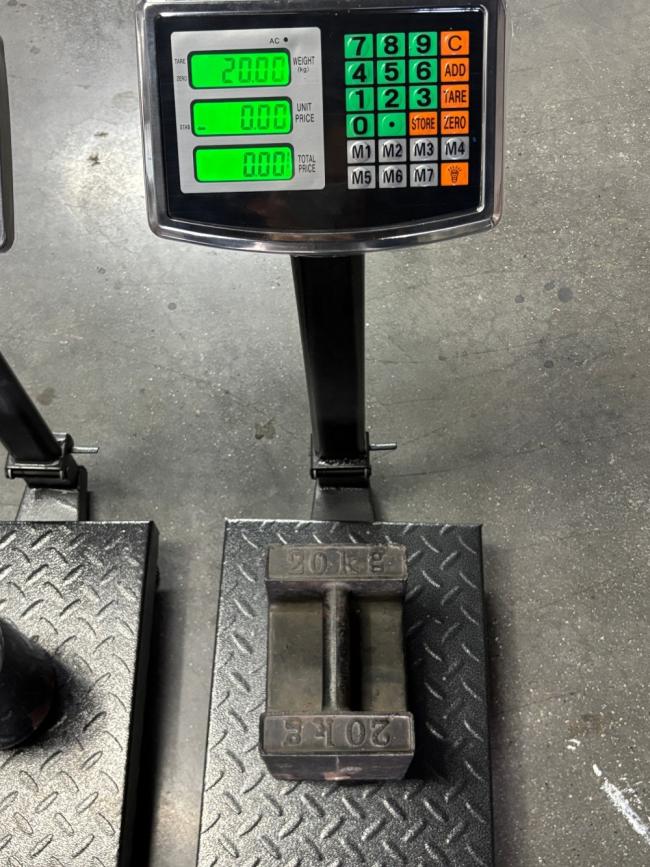 Hot Sale 150-500kg Industrial Weighing Platform Scale High-Precision Large Countertop Bench Scale with OEM Customization Support