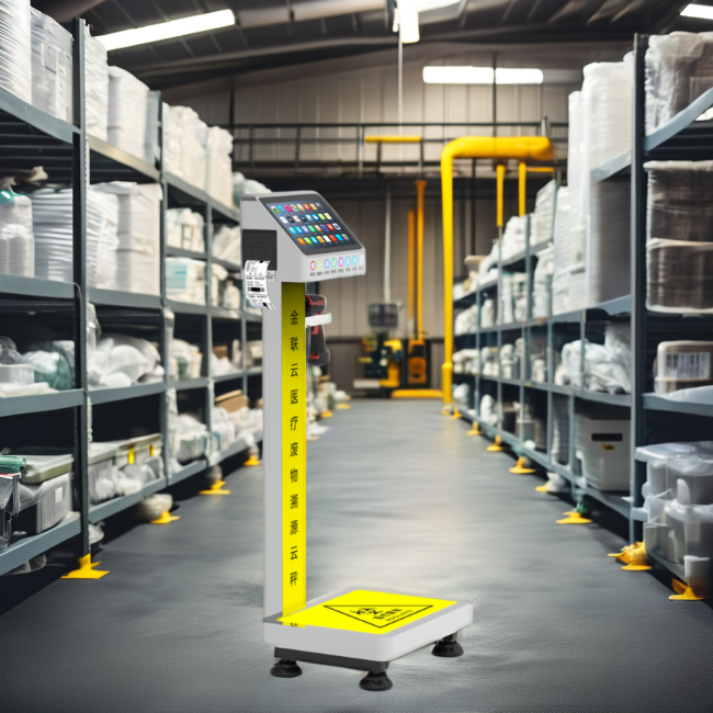 10-Inch Medical Waste Platform Scale Outdoor Android System With QR Code Traceability KG Capacity ODM Customization Support