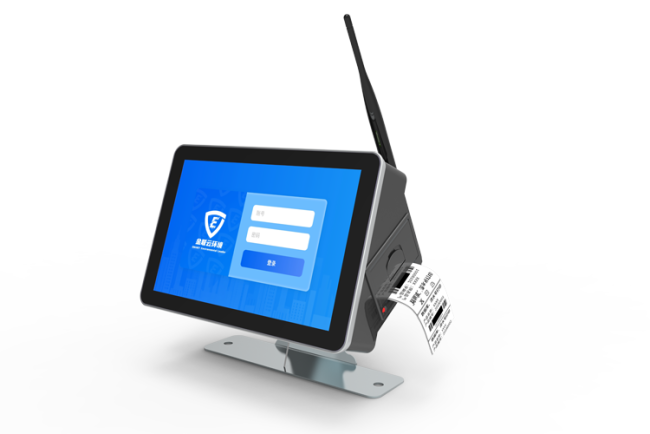 10-Inch AI Intelligent Android System LCD Vehicle Mounted Weighing Scale kg Units Bench Scale Label Print Traceability OEM ODM