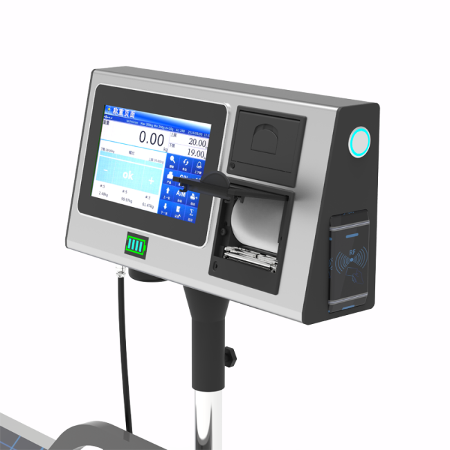 7-Inch AI Intelligent Android System LCD Bench Scale Solar-Powered Weighing Scale kg Units Label Print Traceability OEM ODM