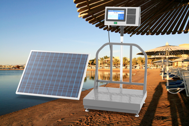 7-Inch AI Intelligent Android System LCD Bench Scale Solar-Powered Weighing Scale kg Units Label Print Traceability OEM ODM