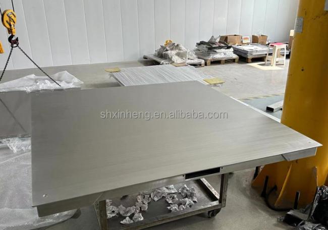 RS232 Thick Platform Plate Industrial Floor Scale 3000kg Weighing Electronic Platform Scale Digital XH8720