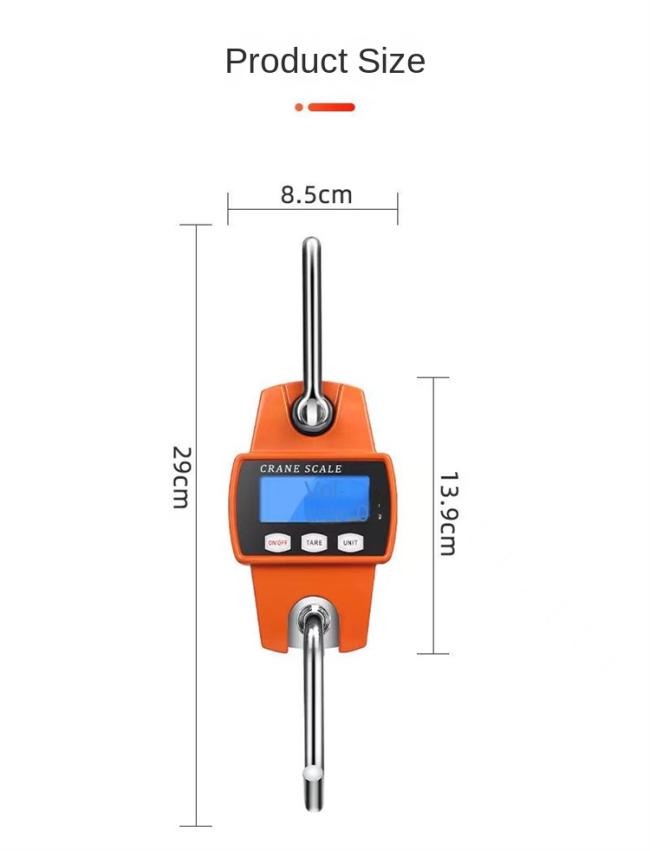 Veidt Weighing OCS-L Crane Scale Portable Hanging Scale Digital Hanging Weight Hook Scale